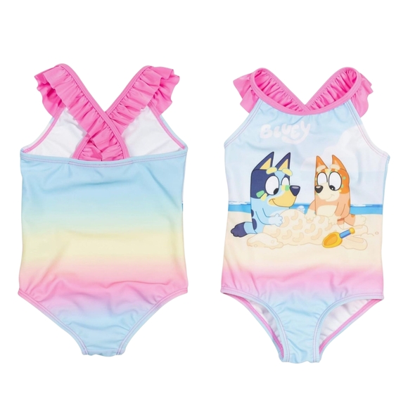 Disney | Swim | Bluey Bingo Kids Swimsuit One Piece | Poshmark
